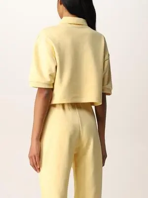 CHIARA FERRAGNI Cropped Logo Polo Shirt