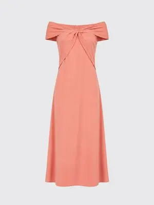 HANITA Off-the-shoulder A-line Viscose Blend Gown