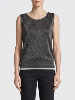 ROBERTO COLLINA Basic Lurex Top - White