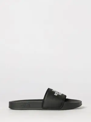 The North Face Base Camp Iii Logo Slides In Recycled Fabric - Black