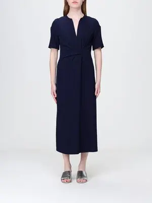 MEIMEIJ Crepe Midi Dress - Blue