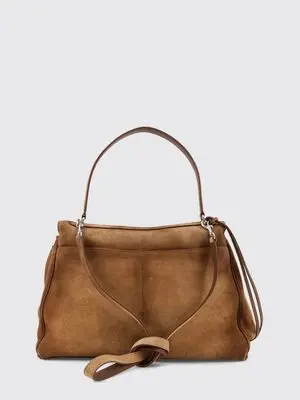 Balenciaga Suede Shoulder Bag - Camel