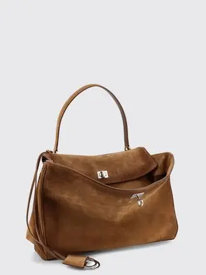 Balenciaga Suede Shoulder Bag - Camel