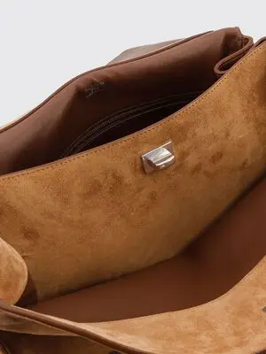 Balenciaga Suede Shoulder Bag - Camel