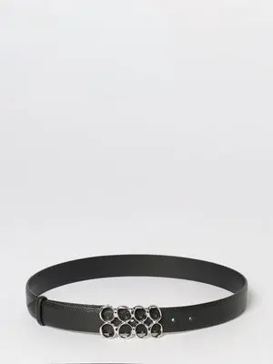 Orciani Grained Leather Belt - Black