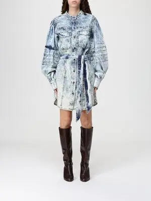 Isabel Marant Étoile Denim Button-up Dress - Gnawed Blue