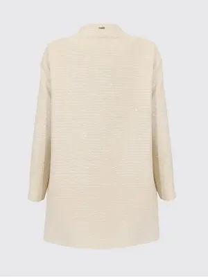 Herno Sequin-embroidered Georgette Coat - Ivory