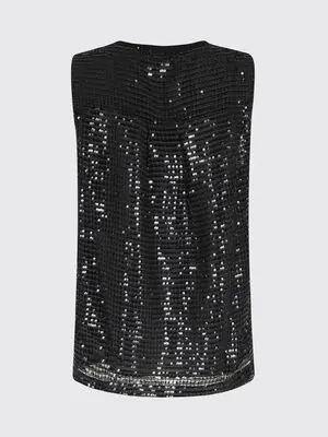 MEIMEIJ Sleeveless Cotton Top With Sequins