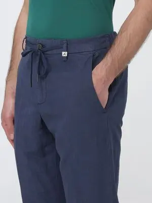 MYTHS Linen Blend Drawstring Trousers