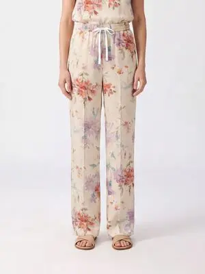 Herno Floral Print Straight-leg Trousers - Multicolor