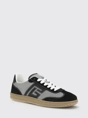 Balmain Swan Suede Sneakers