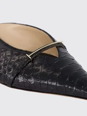 TOM FORD Python Print Leather Mules