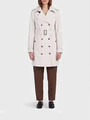 SAVE THE DUCK Sofi Double-breasted Trench Coat - Camel