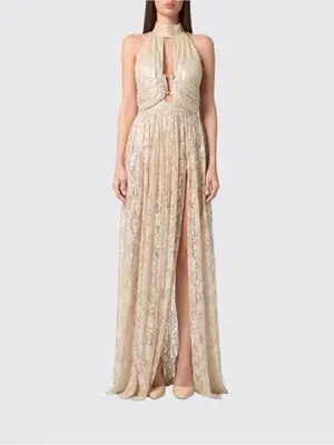 Philipp Plein Lace Long Dress - Fuchsia