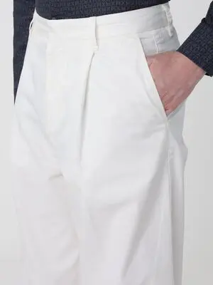 Armani Exchange Wide-leg Cotton Trousers