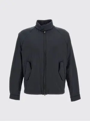Herno Nylon Windbreaker Jacket With High Neck And Two-way Zip Closure