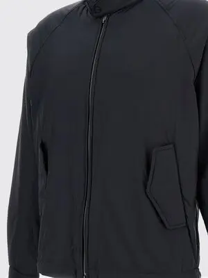 Herno Nylon Windbreaker Jacket With High Neck And Two-way Zip Closure