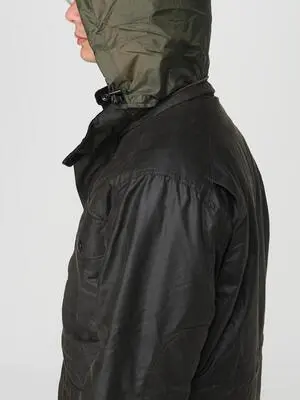 Barbour Waxed Utility Jacket With Hood