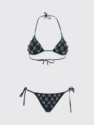 VENUJA Polyester Bikini With Rhinestones