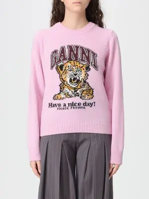 GANNI Jumper Colour - Pink