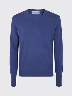 BALLANTYNE Jumper Colour - Gnawed Blue