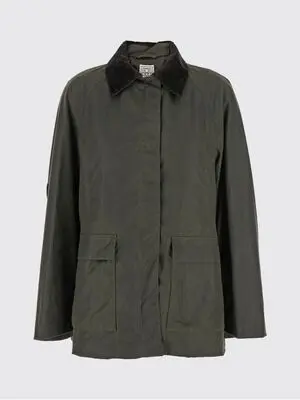 TOTEME Organic Cotton Jacket With Velvet Collar - Green