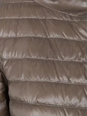 Herno Rossella Ultra-light Nylon Short Down Jacket With Mandarin Collar