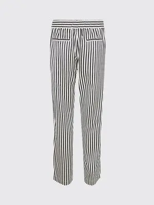 TOM FORD Striped Silk Wide Leg Trousers
