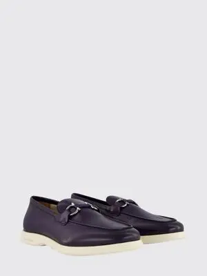 FERRAGAMO Gancini Leather Loafers