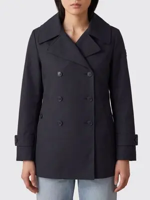 SAVE THE DUCK Double-breasted Trench Coat - Blue