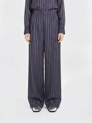 Dries Van Noten Trousers Colour - Blue
