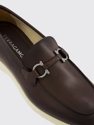 FERRAGAMO Gancini Leather Loafers