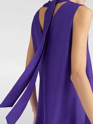 Momoni Sleeveless V-neck Silk Tunic