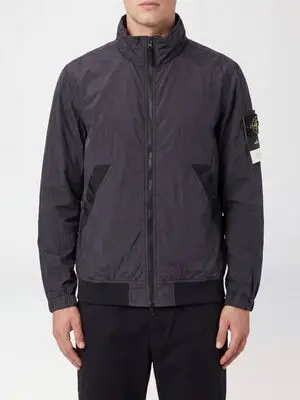 Stone Island Crinkle Recycled Nylon Jacket - Blue