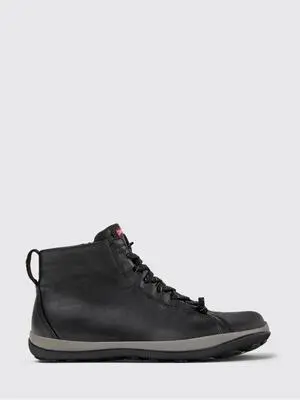Camper Lace-up High Top Boots - Grey