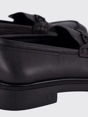 FERRAGAMO Grained Leather Loafers