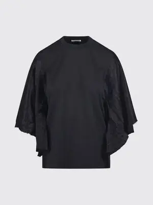 HAIKURE Long-sleeved Cotton T-shirt With Crew Neck