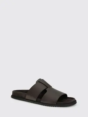 Dolce & Gabbana Leather Sandals - Ebony