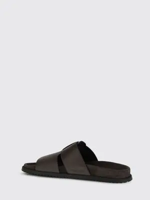 Dolce & Gabbana Leather Sandals - Ebony