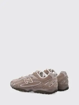 NEW BALANCE Suede And Mesh Sneakers With Side Logo