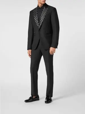 Philipp Plein Single-breasted Wool Blazer Pp
