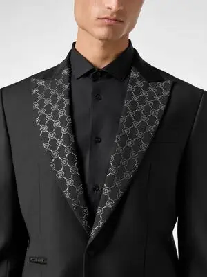 Philipp Plein Single-breasted Wool Blazer Pp