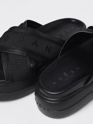 Hogan Heeled Sandals Colour - Black
