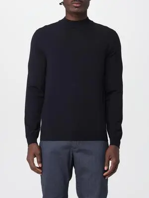 ZANONE Wool Blend Crew Neck Sweater - Blue