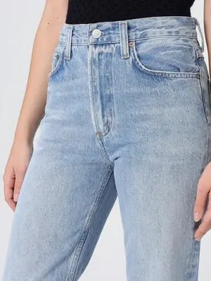 AGOLDE Leena Flared Cotton Denim Jeans