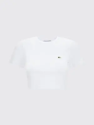 Fiorucci Cotton Crewneck Cropped T-shirt - White