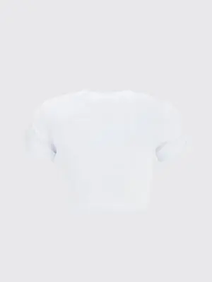 Fiorucci Cotton Crewneck Cropped T-shirt - White