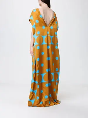 Dries Van Noten Printed Viscose Caftan Dress