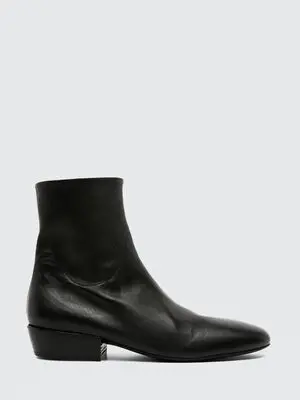 Marsèll Leather Zip-up Ankle Boots - Black