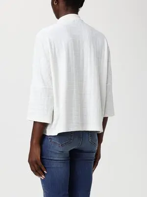 Emporio Armani Textured Jersey Polo Shirt - White
